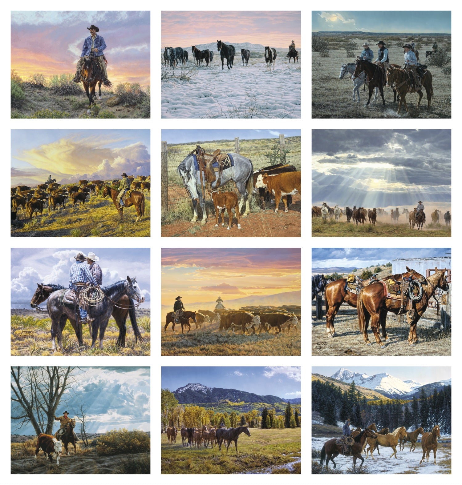 2026 SMALL AMERICAN WEST CALENDAR – Tim Cox
