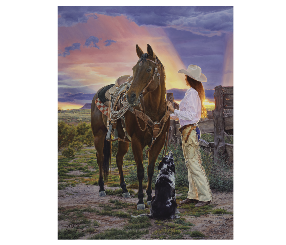 Tim Cox Fine Art | Western Paintings | Cowboy Horse Paintings