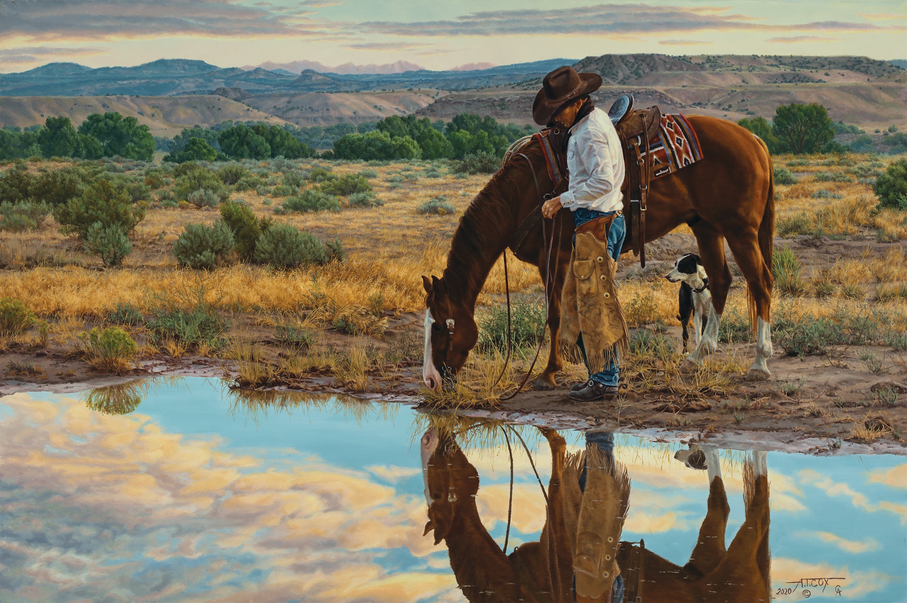 Tim Cox Fine Art | Western Paintings | Cowboy Horse Paintings